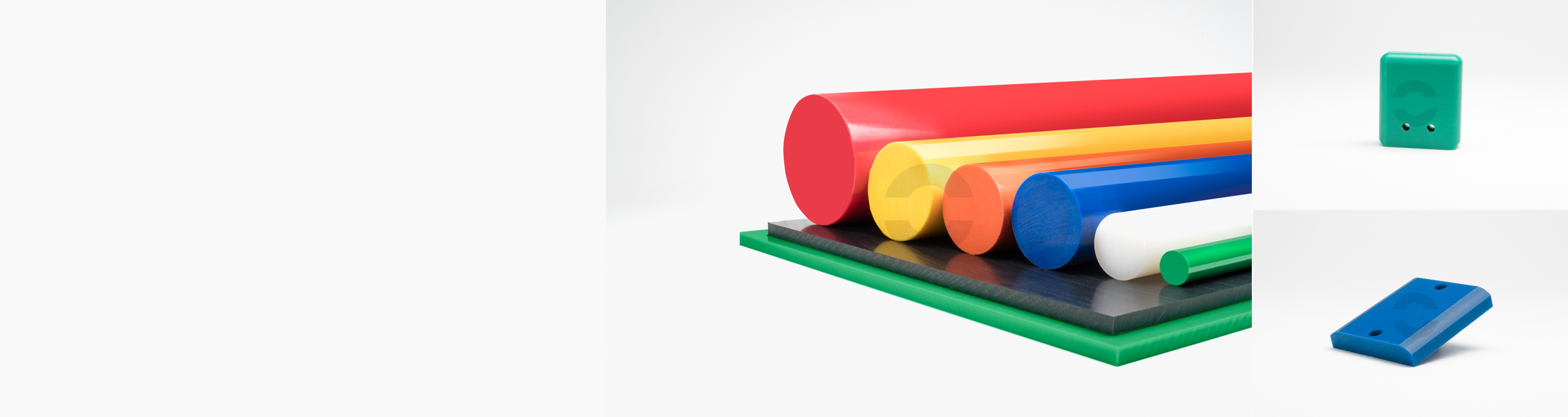 PE 300 HD (Polietileno alta densidad) barras y planchas online | Polygom.es